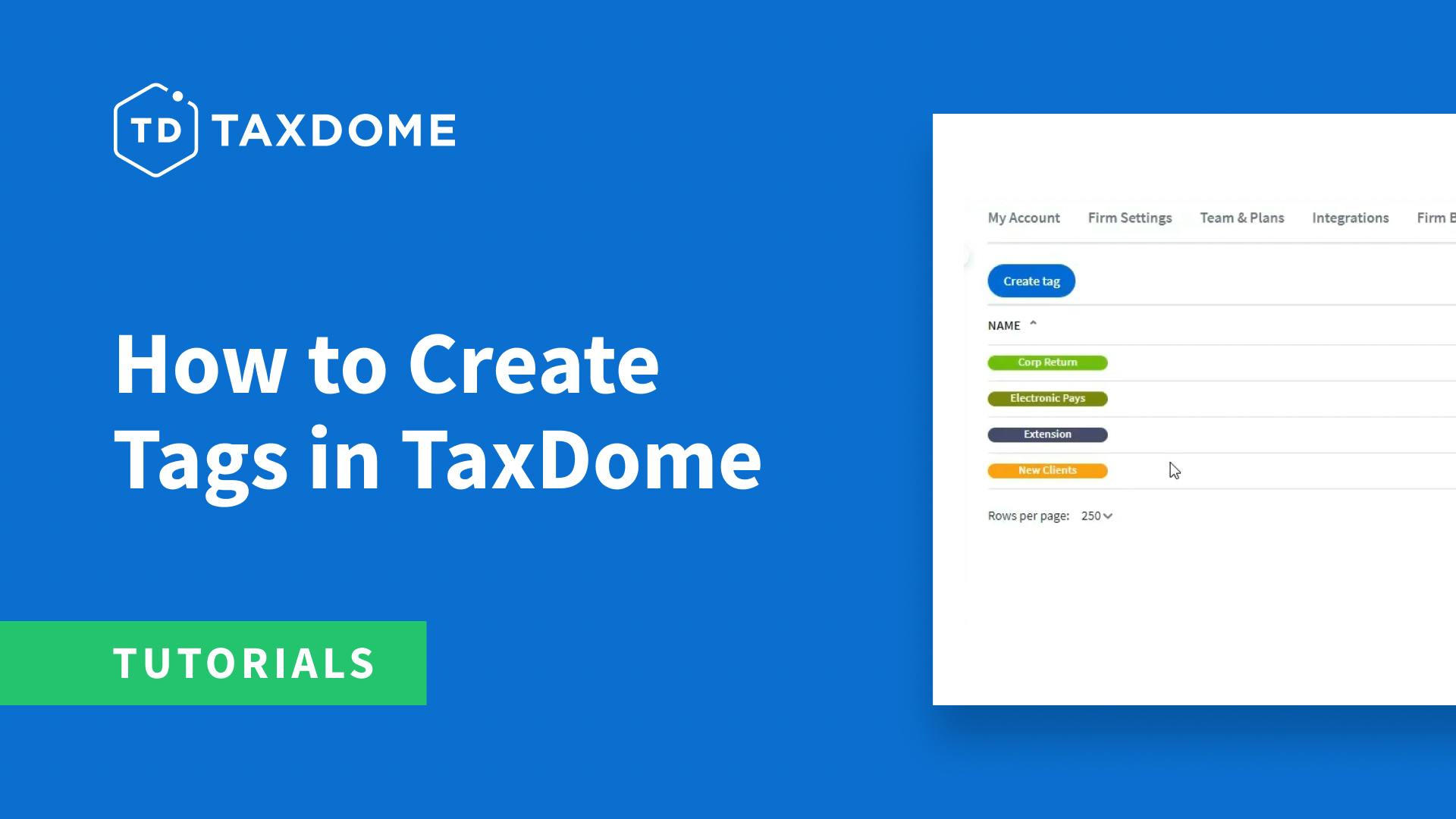 How to Create Tags - TaxDome