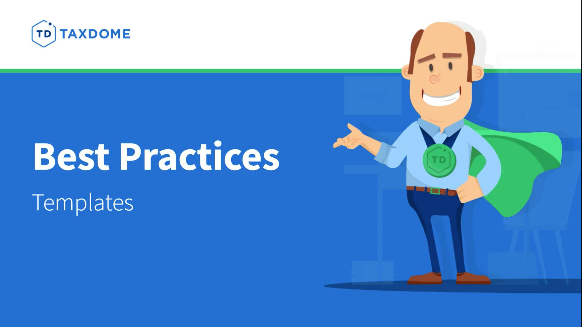Templates Best Practices - TaxDome
